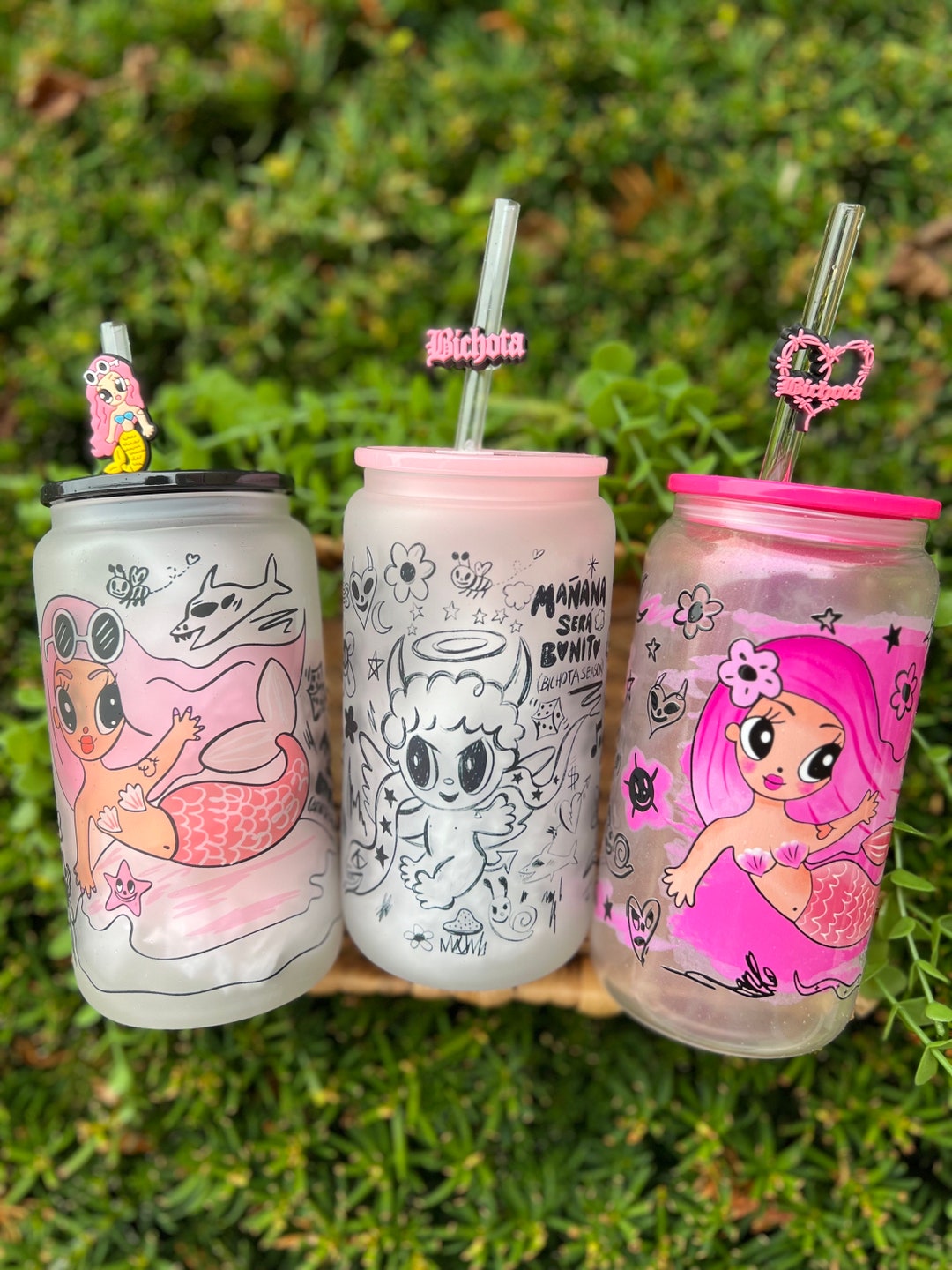 Singer Glass Cup Frosted Can Sublimation Cup Glass Cup - Etsy