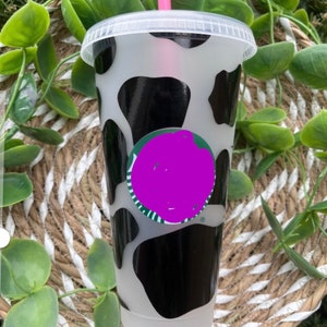 Cow Reusable Cup | Reusable Cup | Cute Cow | Mini Cup| Custom Made ...