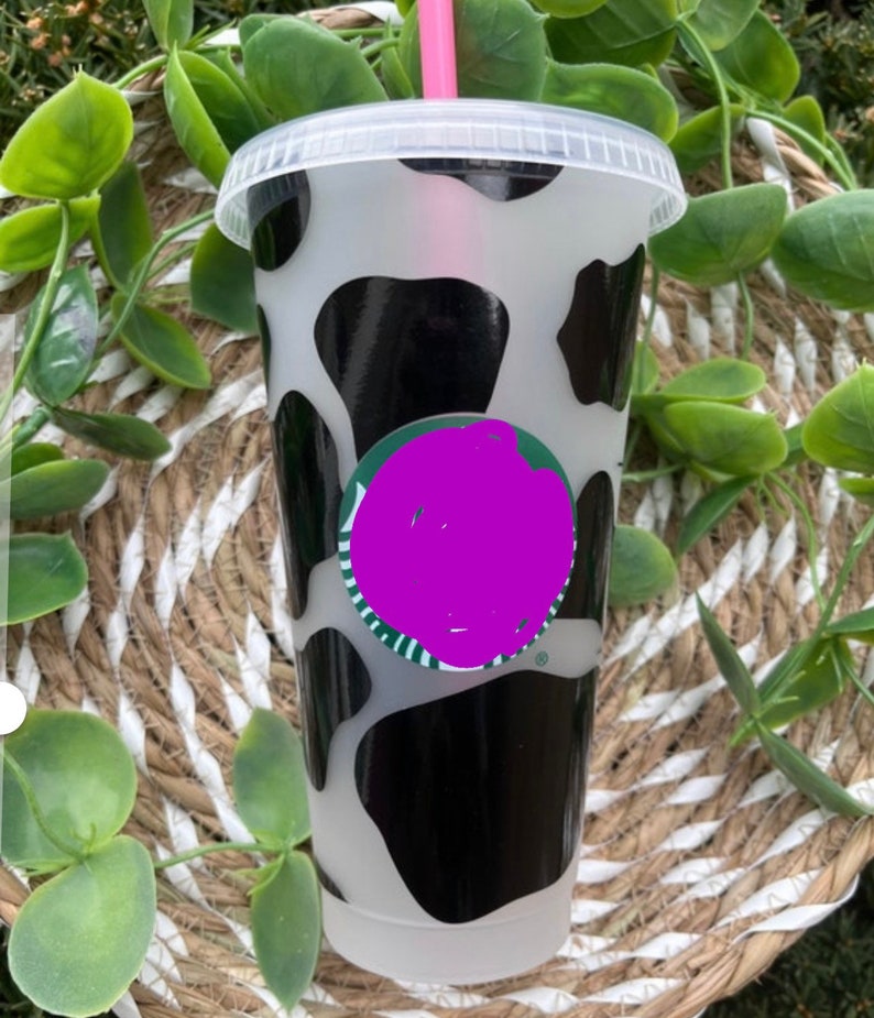 Cow Reusable Cup | Reusable Cup | Cute Cow | Mini Cup| Custom Made ...