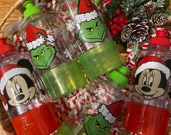 Grinch Water Bottle | Etsy