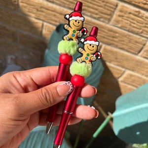Christmas Gingerman Cookie Pen| Christmas Pen - Etsy