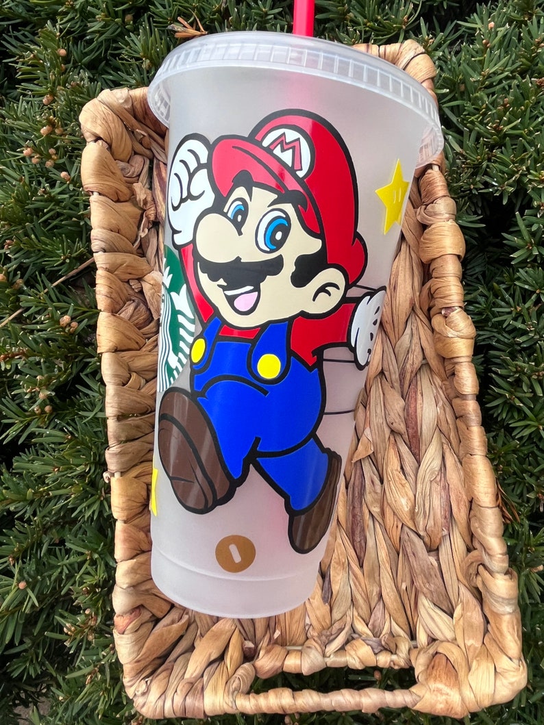 Mario Sb Cup Coffeecup Icecoffee Reusable Cup Tumbler ice - Etsy