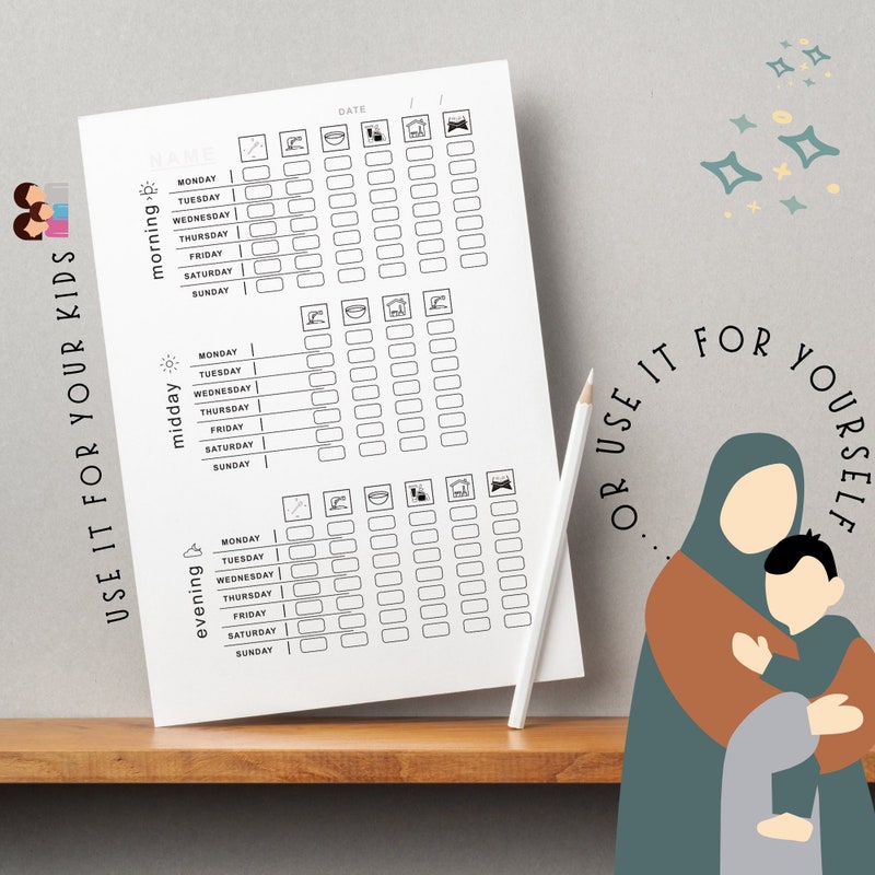 Muslim Daily Planner - Etsy