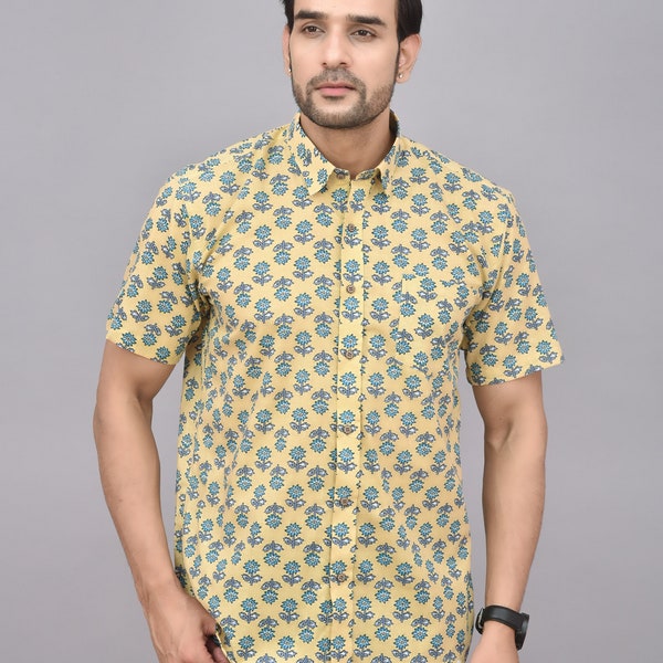 Block Printed Shirt - Etsy