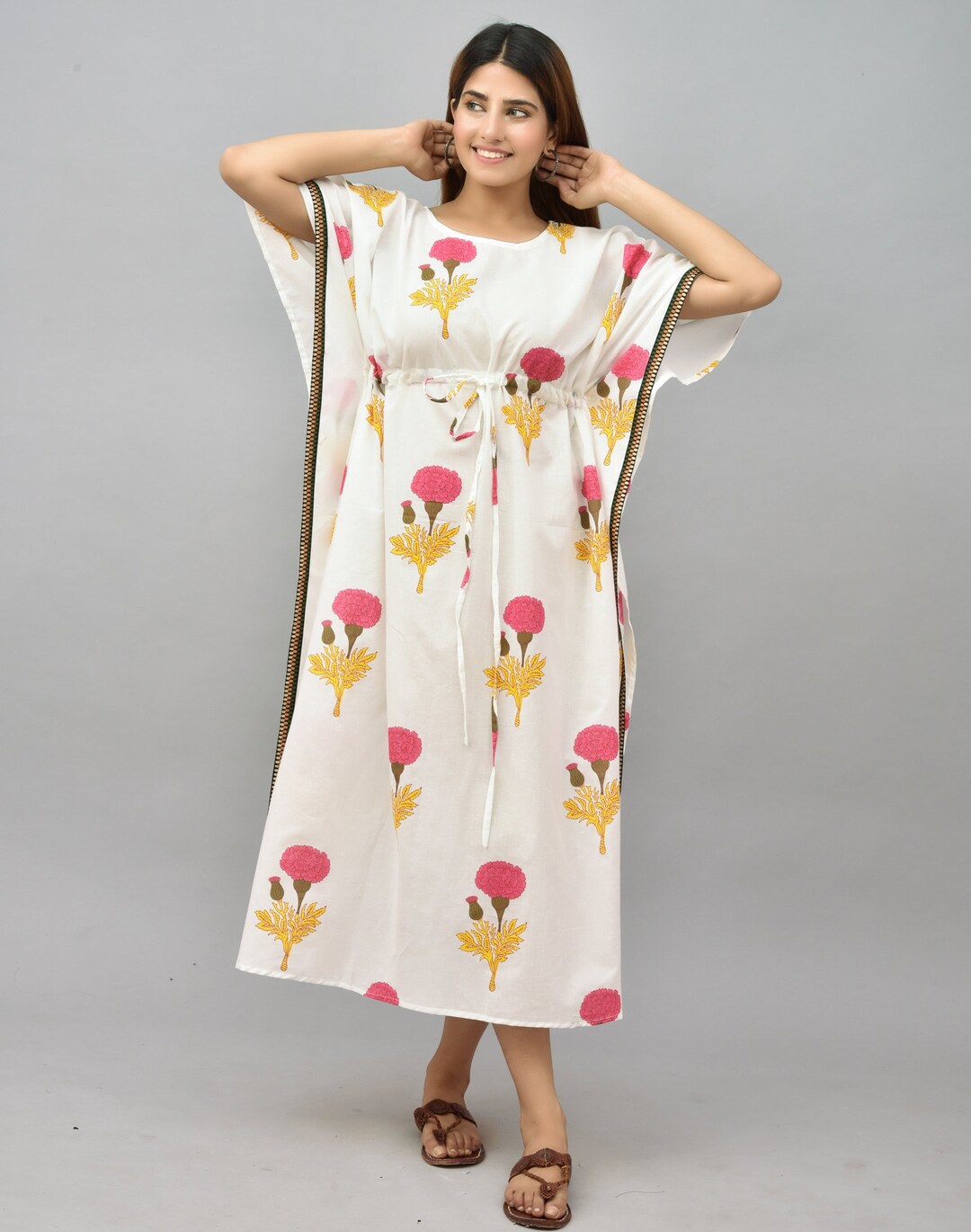 Caftan Dress, Plus Size Caftan, Kaftan Dress, Kimono, Cotton Caftan, Cotton Kaftan, Kaftan Maxi ...