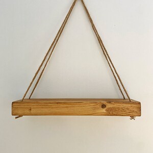 Shelf/rope Shelf/shelves/wood/hanging Rope Shelves/diy/rope/wall Art ...