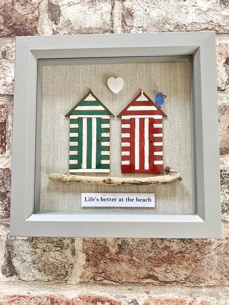 Seaside Decor, Seaside Gift, Seaside Art, Beach Decor, Beach Hut, Home ...