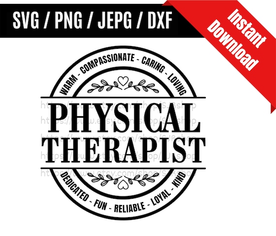 Physical Therapist Svg / Physical Therapy Svg / PT Svg / | Etsy