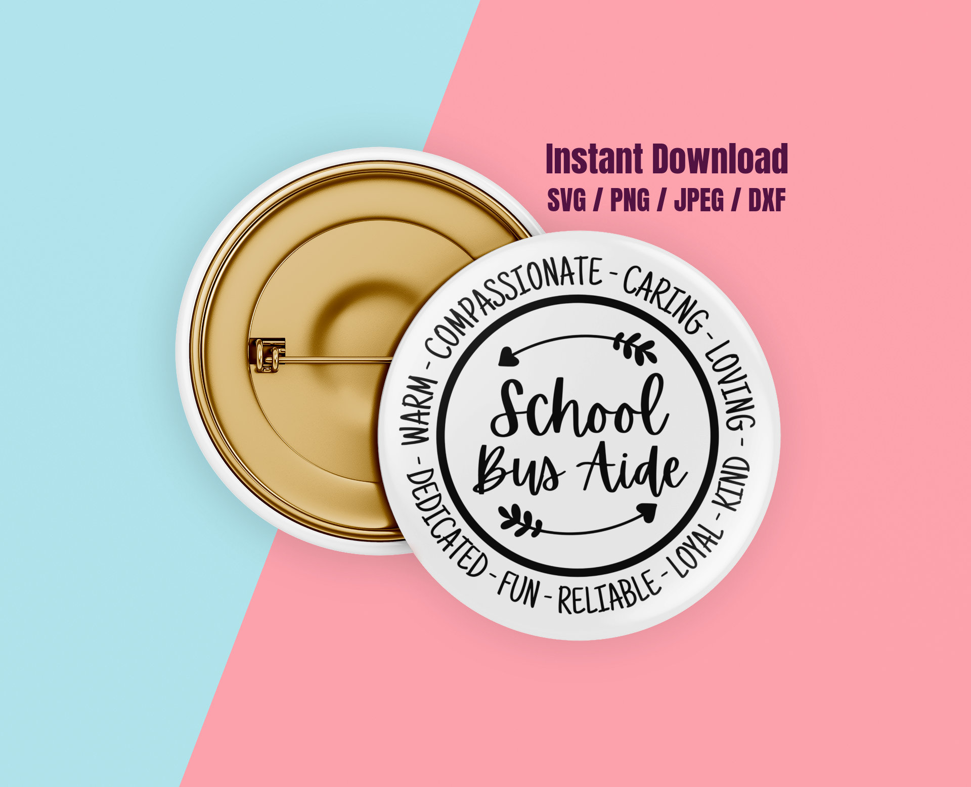School Bus Aide Svg / School Bus Attendant Svg / School Bus - Etsy