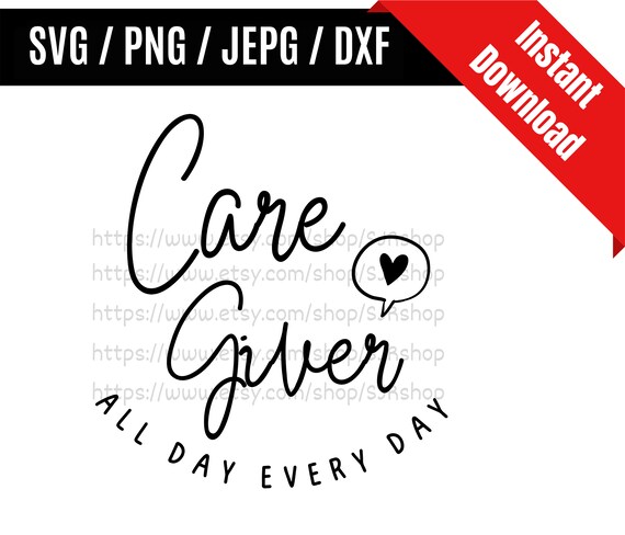 Care Giver Svg / Caregiver Svg / Caregiver Life Svg / | Etsy