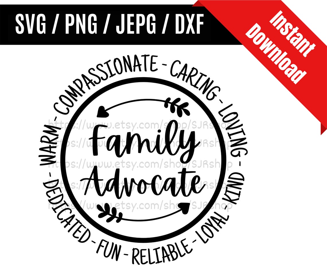 Family Advocate Svg / Advocate Svg / Advocate Life Svg / - Etsy