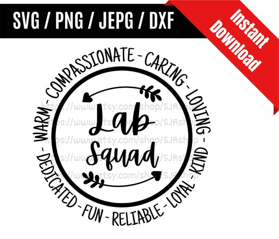 Lab Squad Svg / Lab Team Svg / Lab Life Svg / Lab Tech Svg / | Etsy