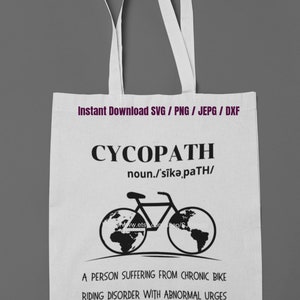 Cycopath Meaning Cycling Svg / Funny Cycling Svg / Mountain Biking Svg ...