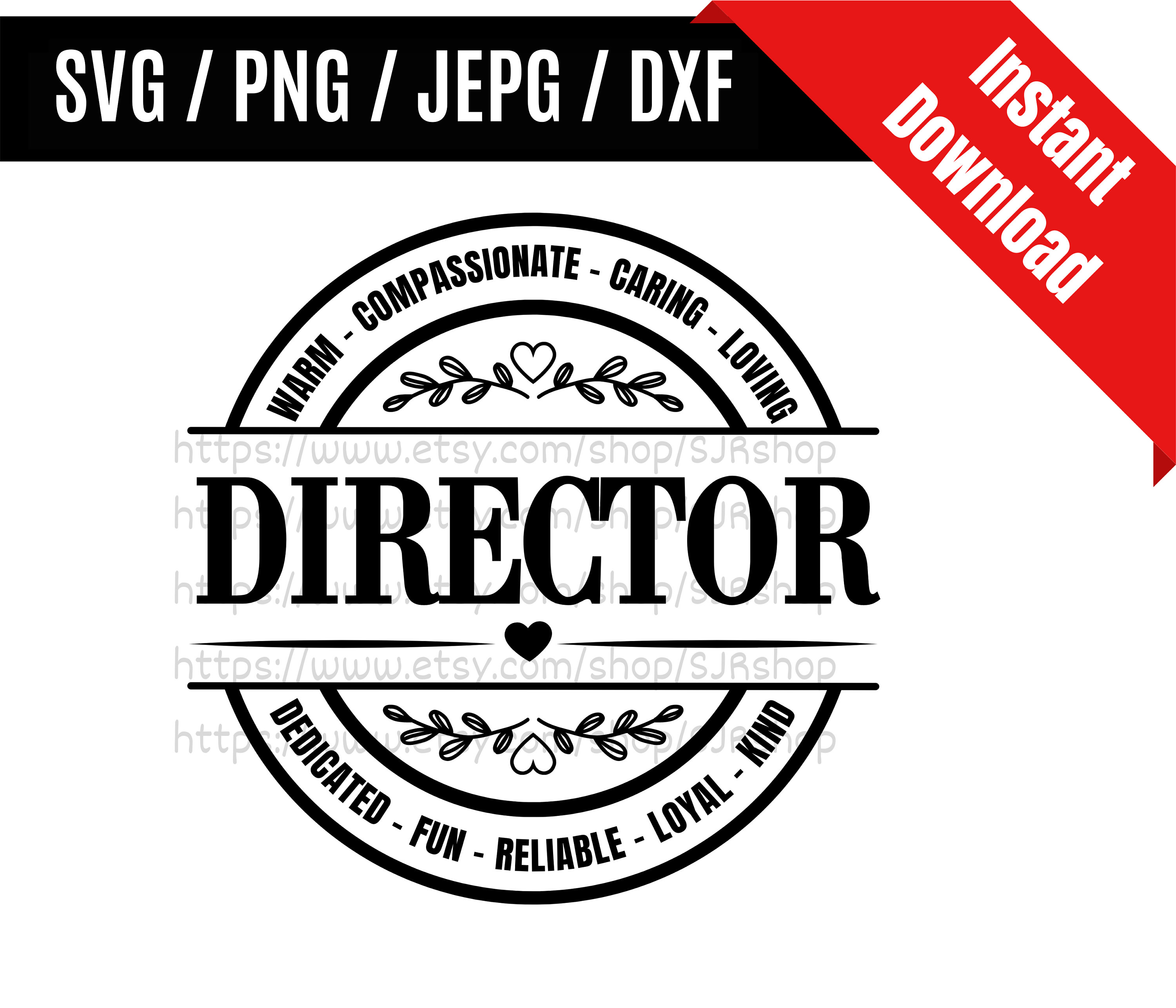 Director Svg / Director Appreciation / Coworker Svg / Back to - Etsy