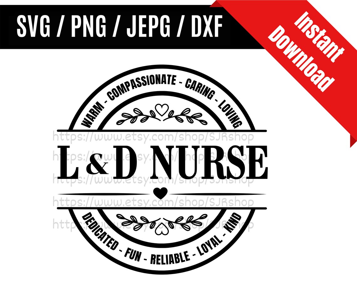 Labor and Delivery Nurse Svg / L and D Nurse Svg / Childbirth - Etsy