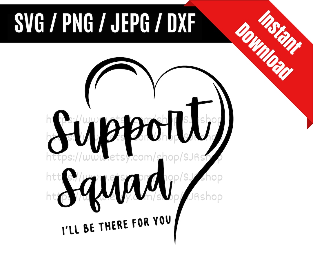 Support Squad Svg / Support Team Svg / Support Svg / Coworker Svg ...