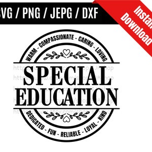 Special Education Teacher Svg / SPED Svg / Funny Teacher Svg / Teacher ...