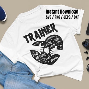 Trainer Svg / Trainer Heart Svg / Athletic Trainer Svg / Fitness Coach ...