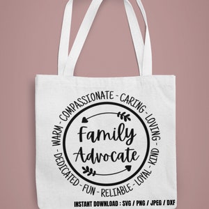 Family Advocate Svg / Advocate Svg / Advocate Life Svg / Coworker Svg ...