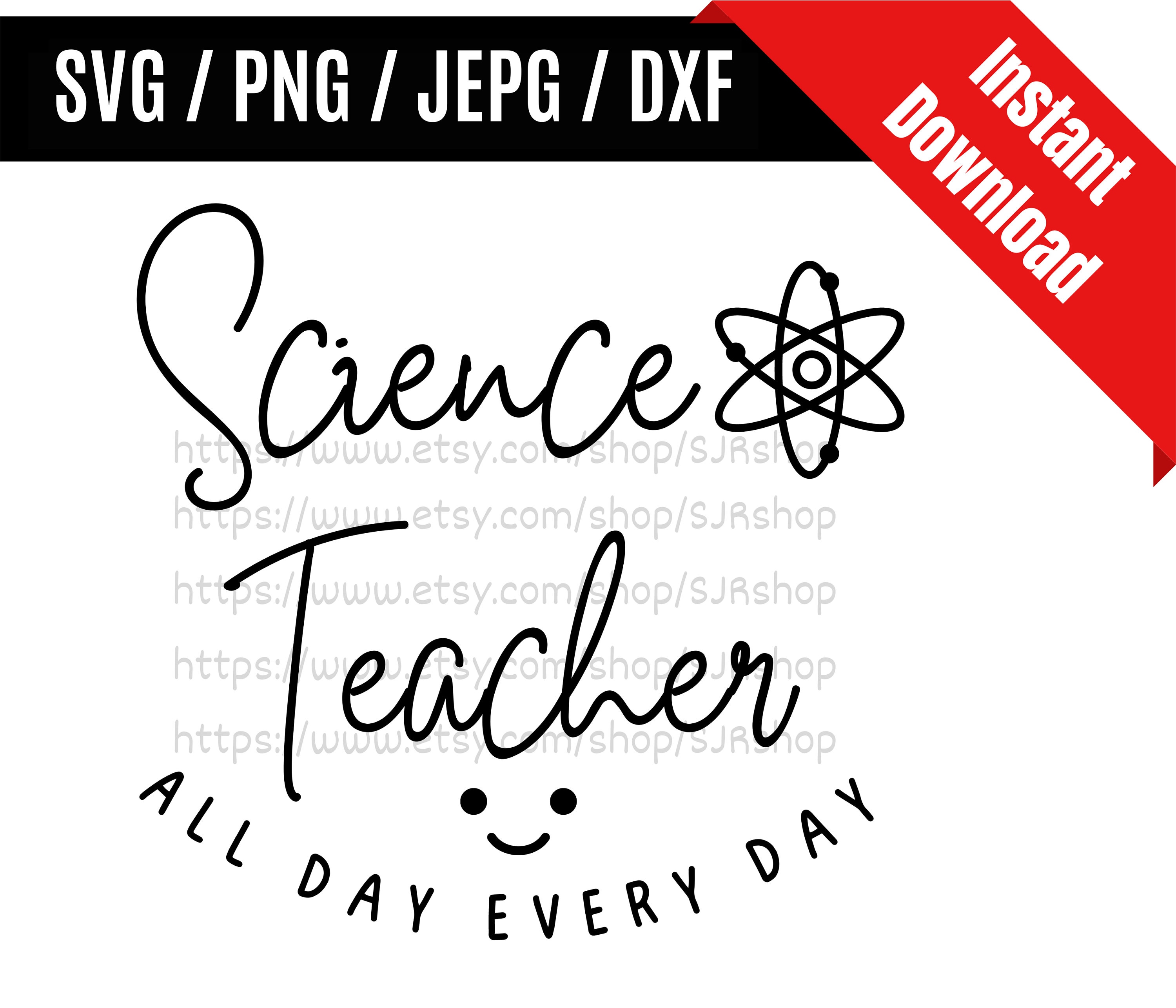 Home & Living Funny Teacher Gift SVG PNG dxf & jpeg Print Ready Files ...