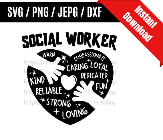 Social Worker Svg / Social Work Svg / Social Services Svg / - Etsy