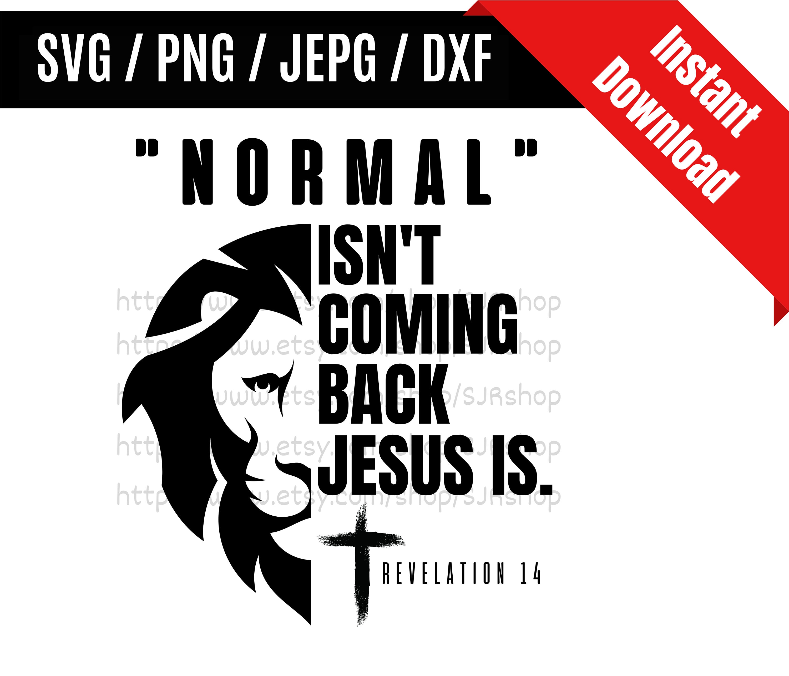 Normal Isn't Coming Back Jesus is Svg / Revelation 14 Svg - Etsy