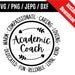 Academic Coach Svg / Instructional Coach Svg / Instructional - Etsy