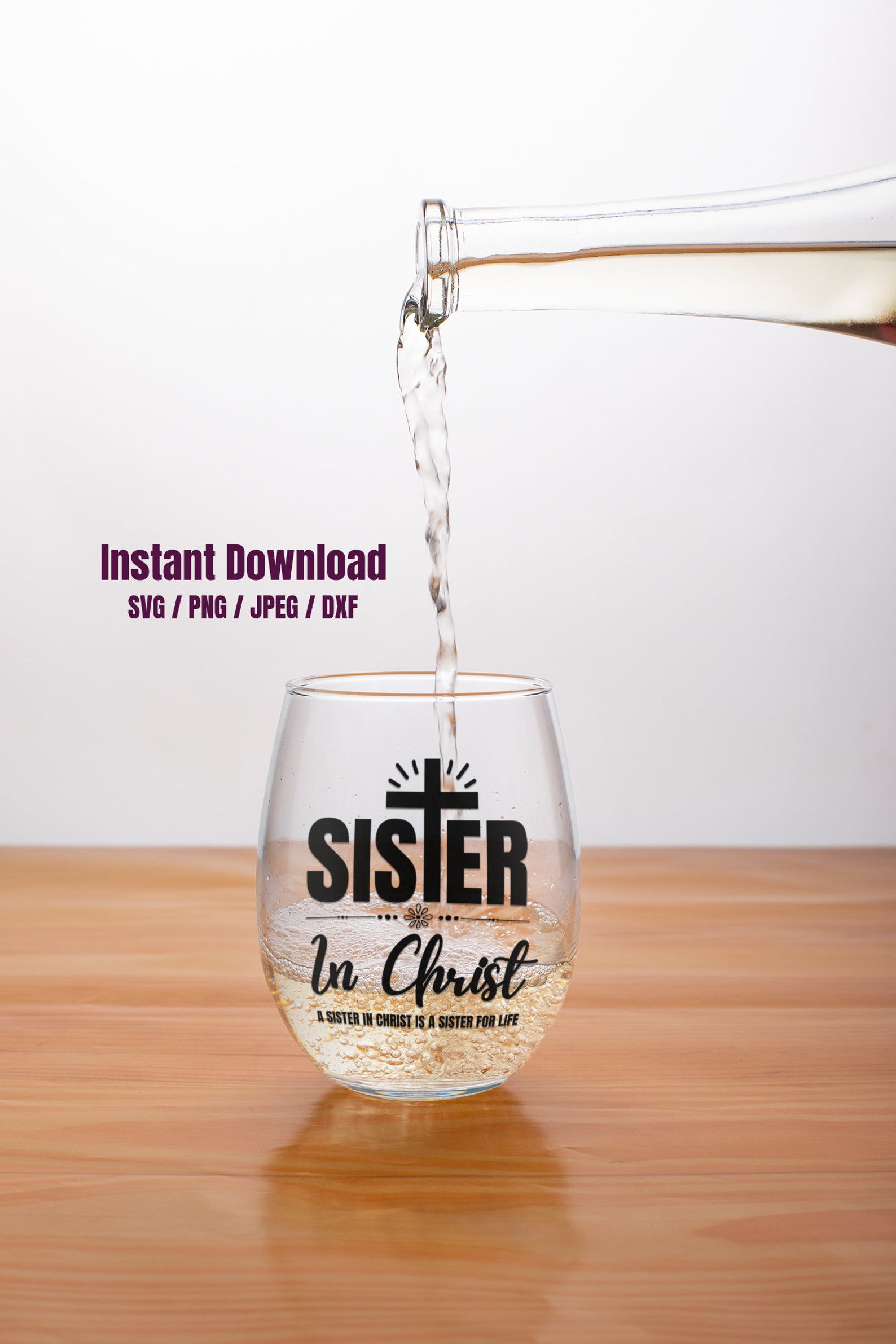Sister In Christ Svg Sisters In Christ A Sister In Christ Is Etsy