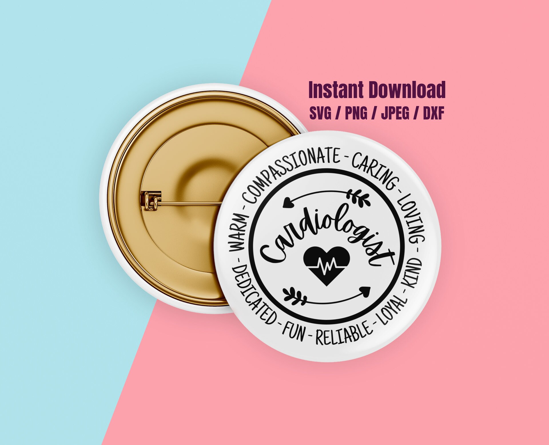 Cardiologist Svg / Cardiology Technician Svg / Heart Doctor | Etsy