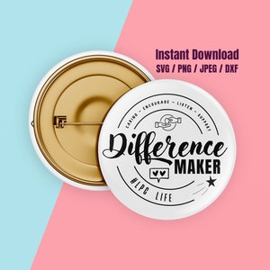 Difference Maker Svg / LPC Life Svg / Licensed Professional Counselor ...
