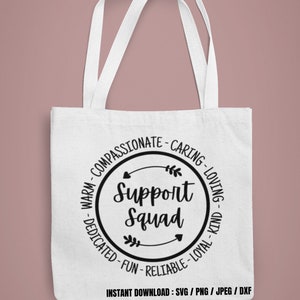 Support Squad Svg / Support Team Svg / Support Svg / Coworker Svg ...