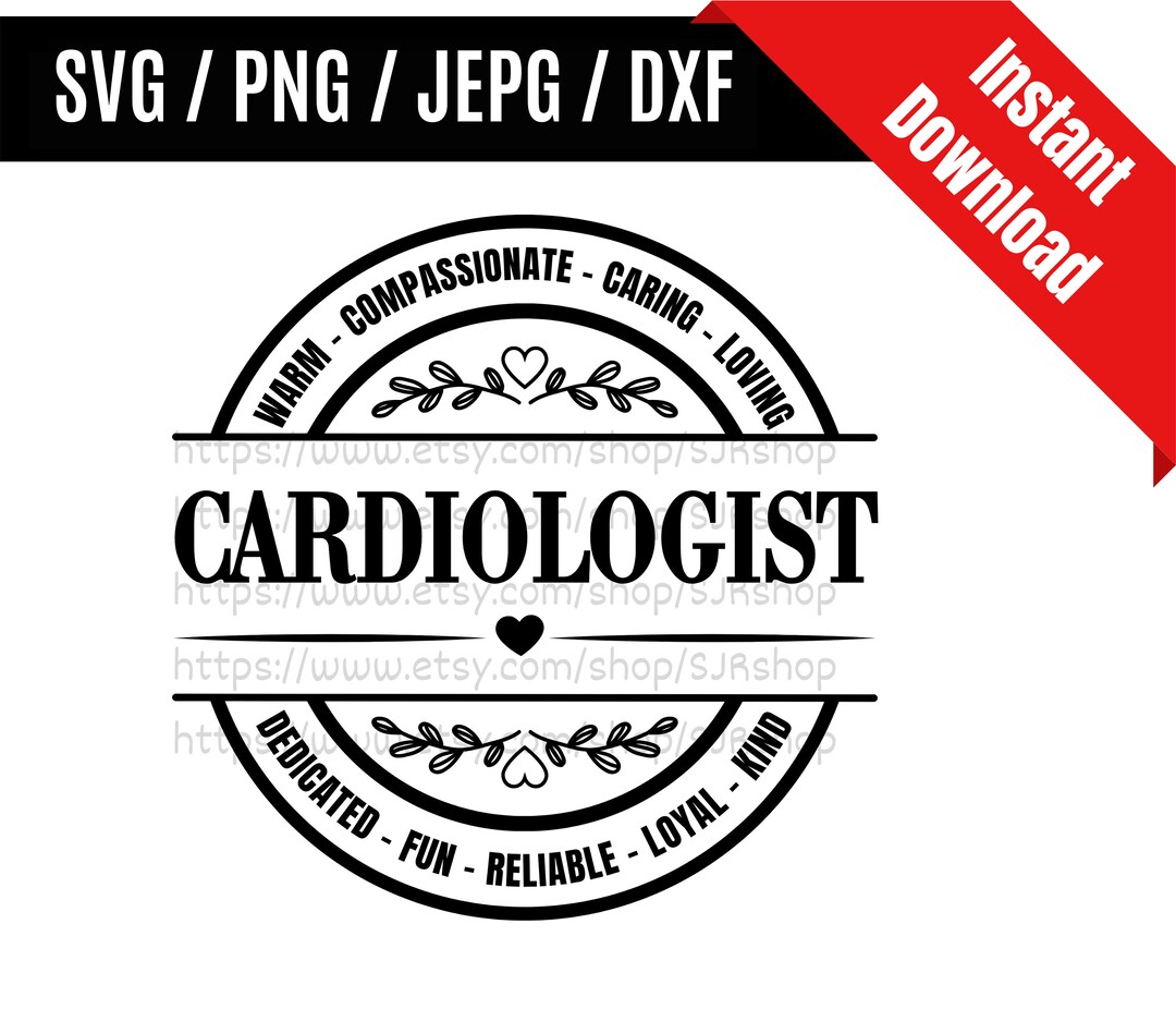 Cardiologist Svg / Cardiology Technician Svg / Heart Doctor Svg ...