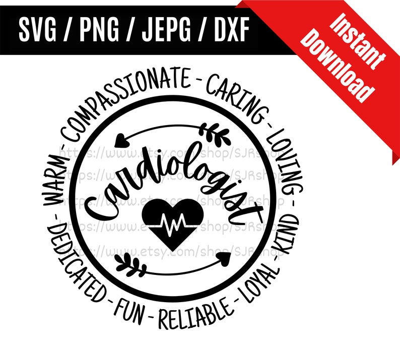 Cardiologist Svg / Cardiology Technician Svg / Heart Doctor - Etsy