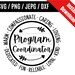 Program Coordinator Svg / Program Life Svg / Coordinator Svg / Coworker ...