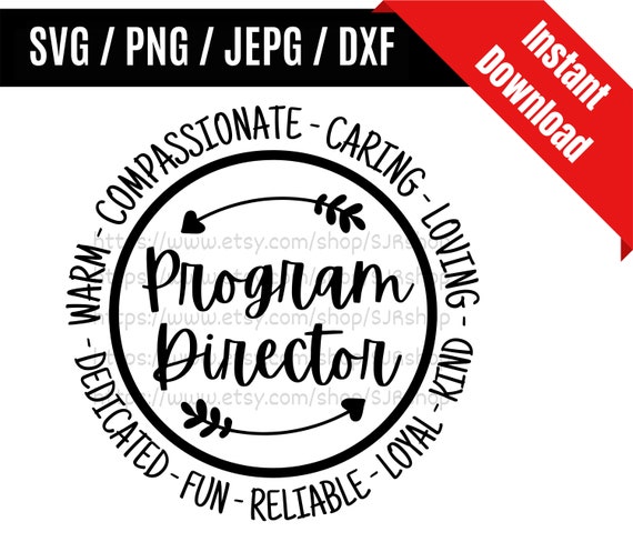 Program Director Svg / Program Life Svg / Director Svg / - Etsy