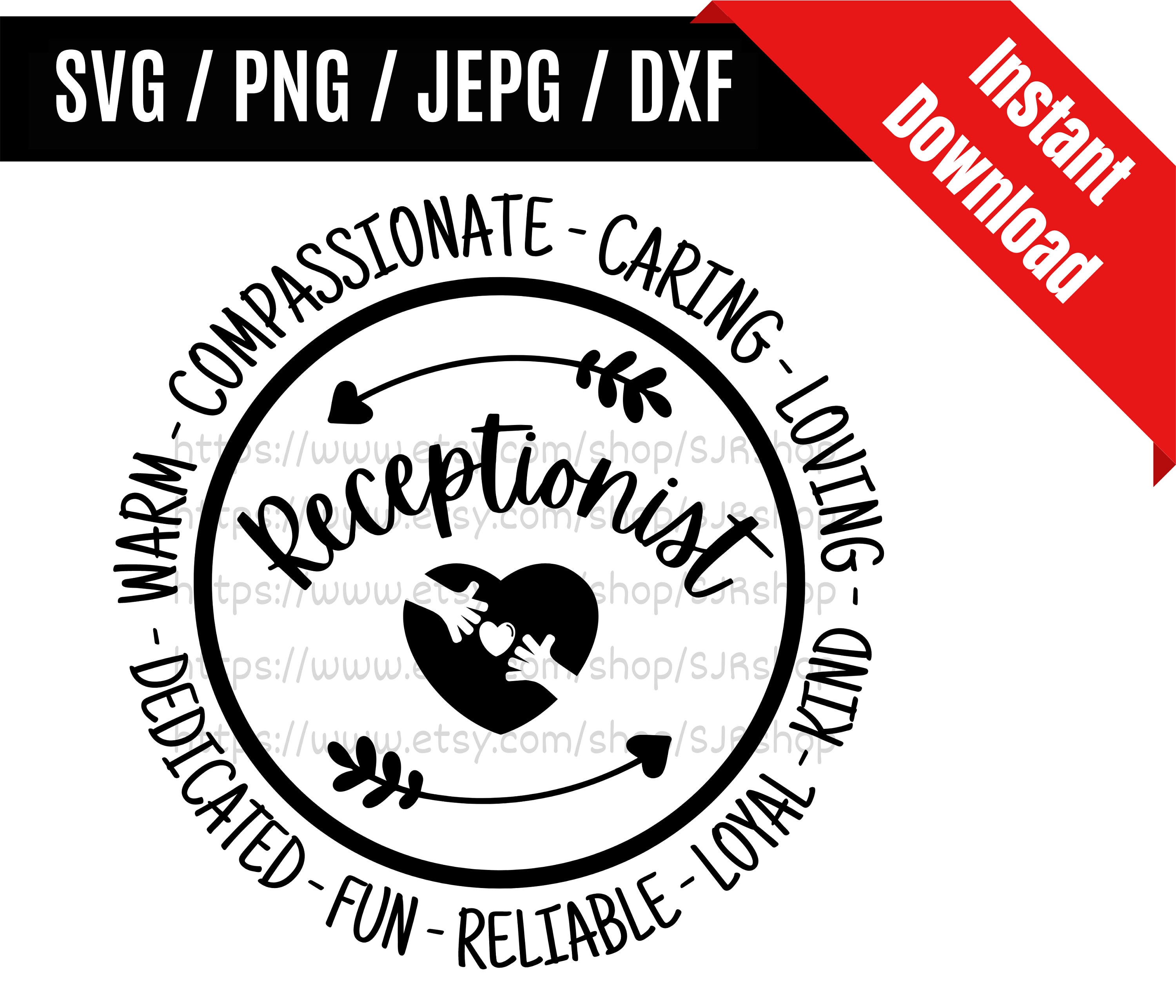 Receptionist Svg / Secretary Svg / Coworker Svg / Office Squad - Etsy