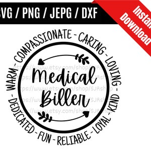 Medical Biller Svg / Medical Billing Svg / Biller Life Svg / Billing ...