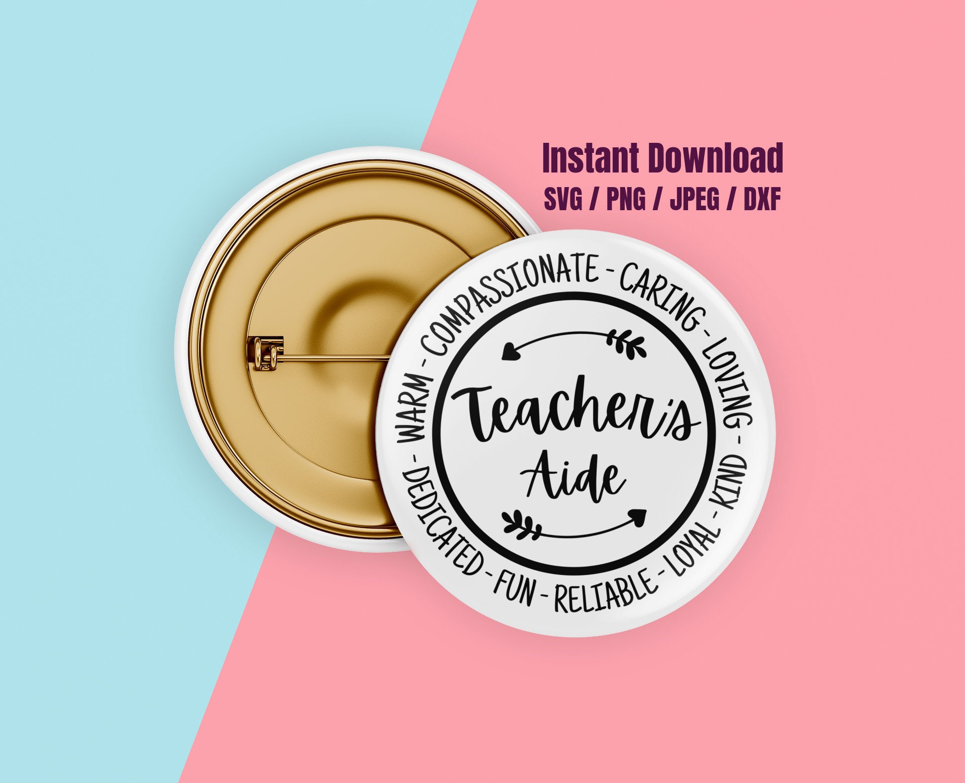 Teacher's Aide Svg / Teacher Aide Svg / Teachers Assistant - Etsy Canada