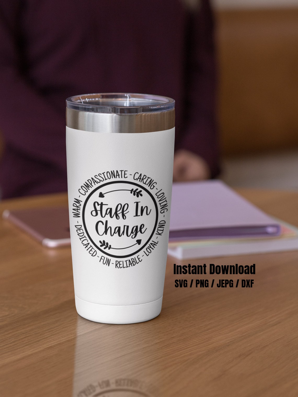 Staff in Charge Svg / Staff Svg / Employee Svg / Office Life | Etsy