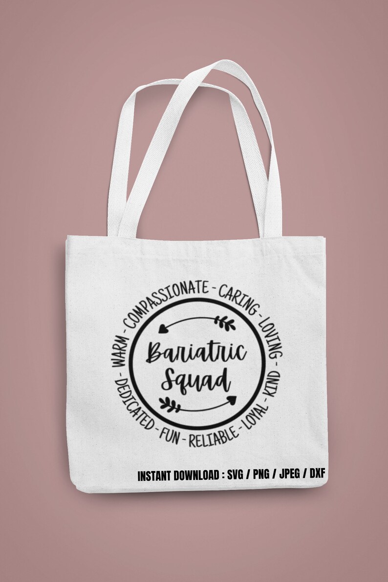 Bariatric Squad Svg / Bariatric Surgery Svg / Surgery Technologist Svg ...