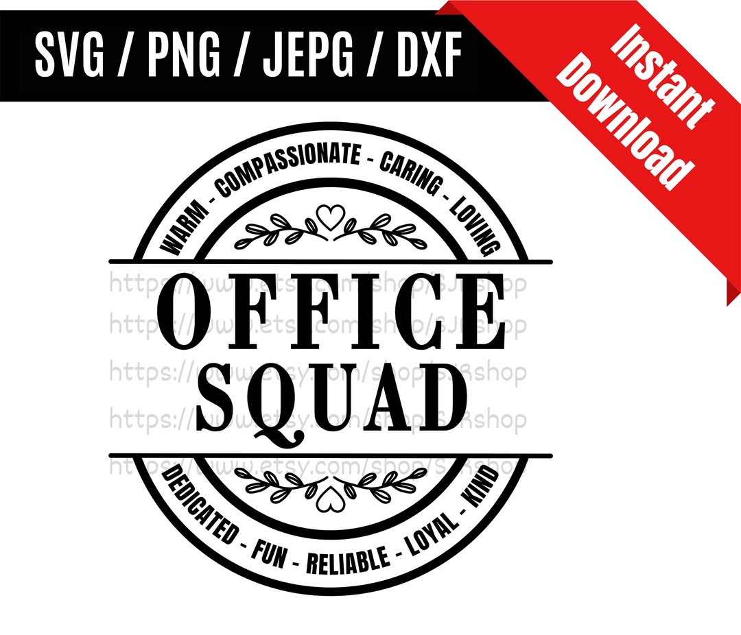Office Squad Svg / Office Team Svg / Office Life Svg / Coworker Svg ...