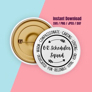 OR Scheduler Squad Svg / Scheduler Team Svg / Healthcare Worker Svg ...