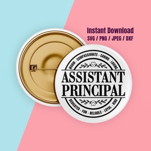 Assistant Principal Svg / Vice Principal Svg / Back to School Svg ...