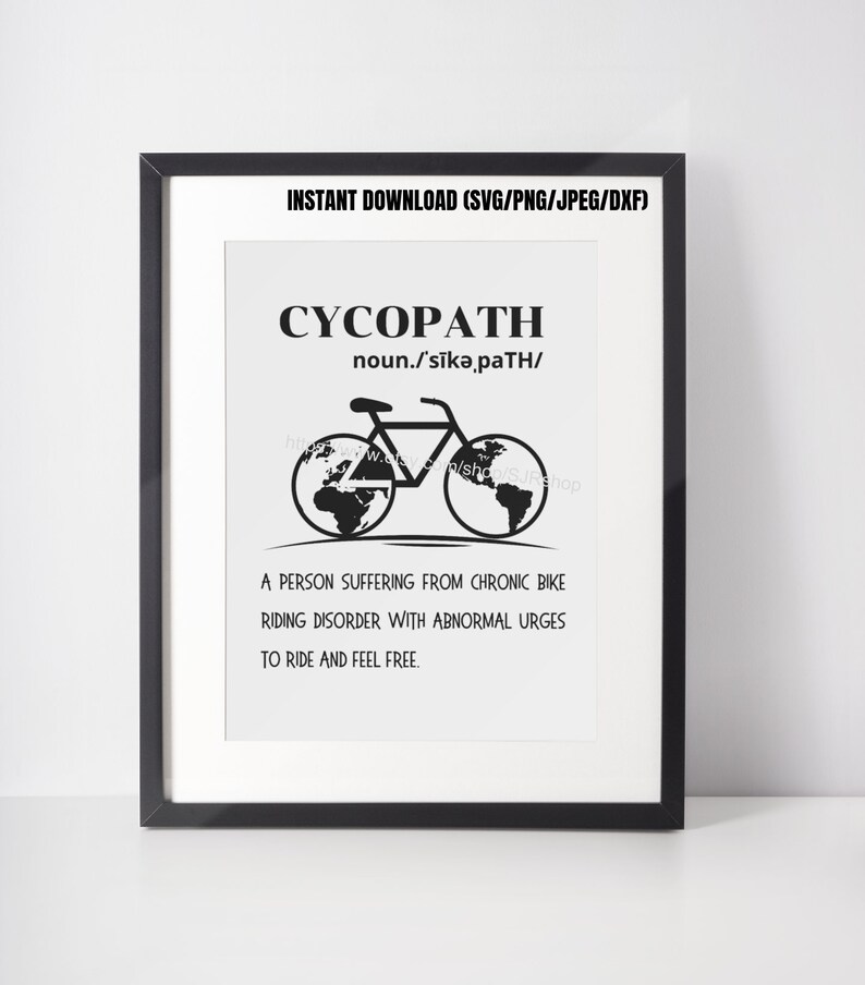 Cycopath Meaning Cycling Svg / Funny Cycling Svg / Mountain - Etsy