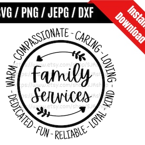 Family Services Svg / Family Service Worker Svg / Mental Health Svg ...