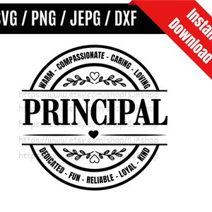 Principal Svg / Principal Appreciation / Coworker Svg / Back to School ...