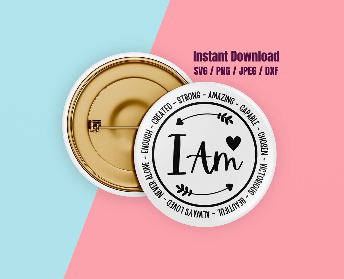 I Am Inspiration Svg / Positive Words Svg / Bible Verse Svg / | Etsy