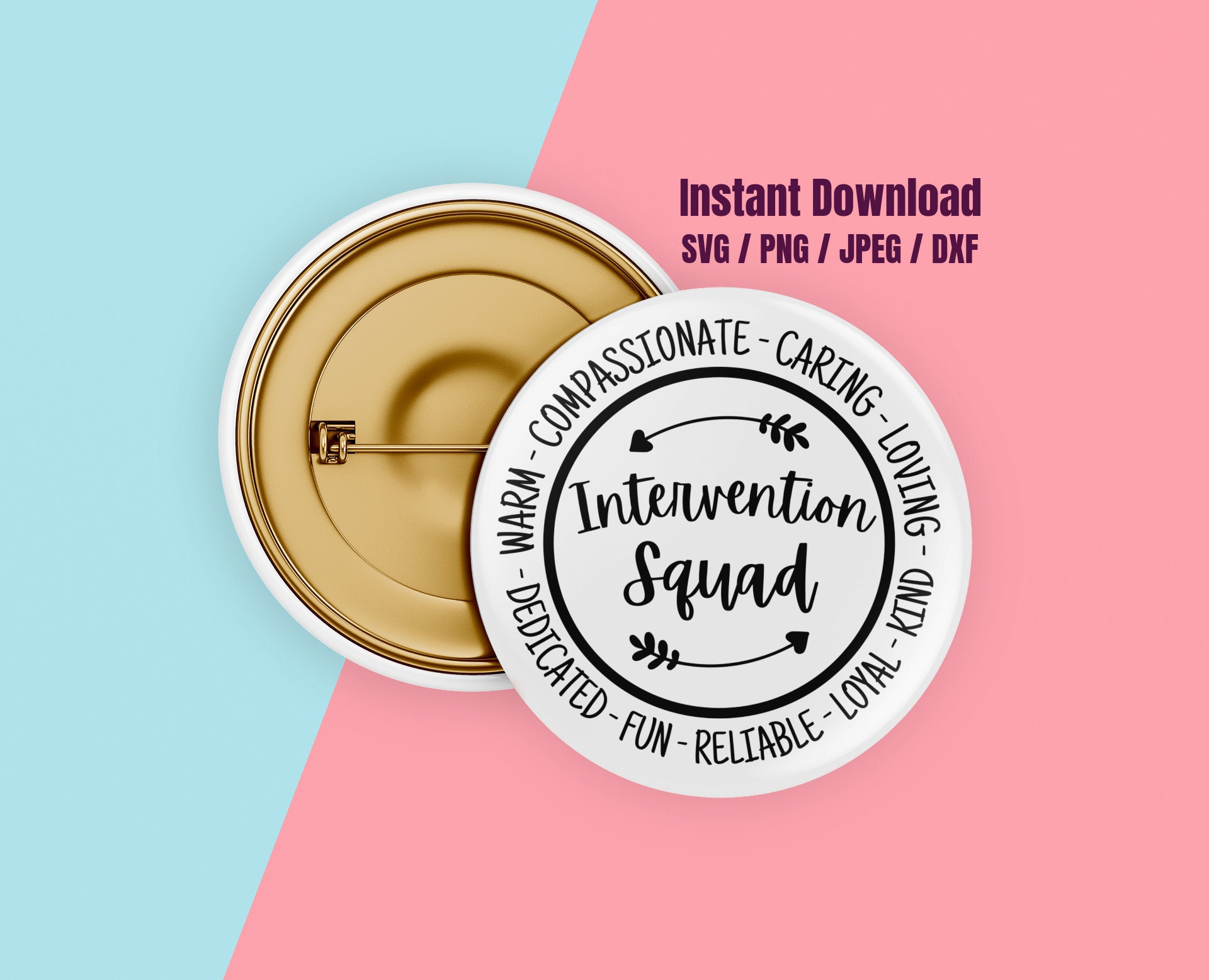 Intervention Squad Svg / Intervention Teacher Svg / Behavioral - Etsy