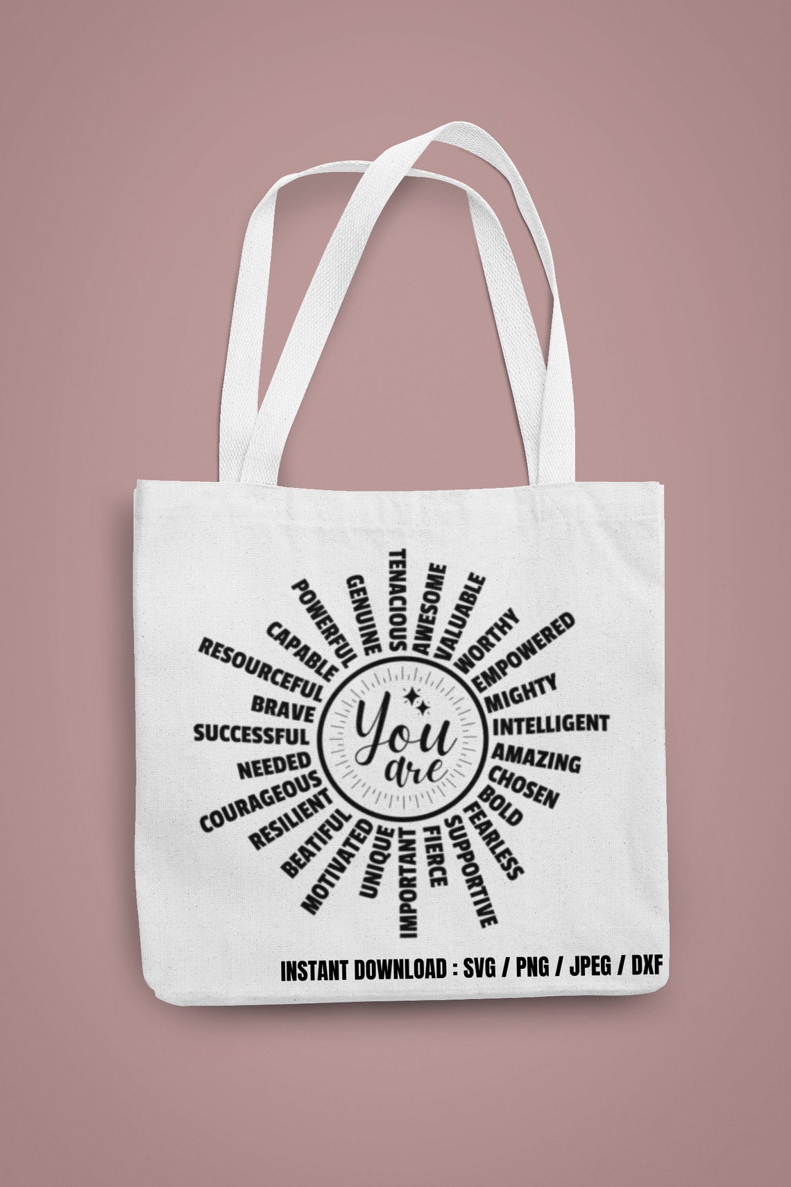 You Are Affirmation Sun Svg / You Are Inspiration Svg / - Etsy