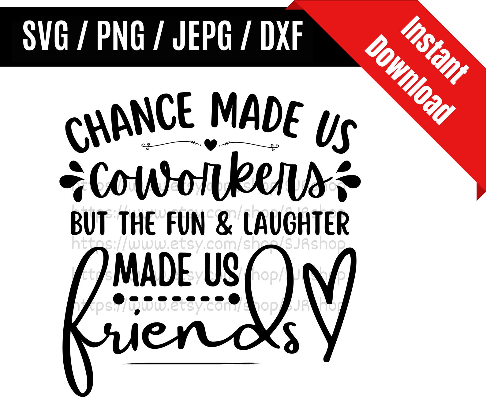 Chance Made Us Coworkers Svg / Colleagues Svg / Friendship Svg / Best ...